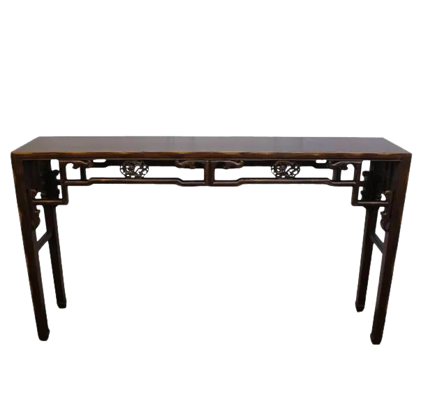 Carved Console Table | Chairish