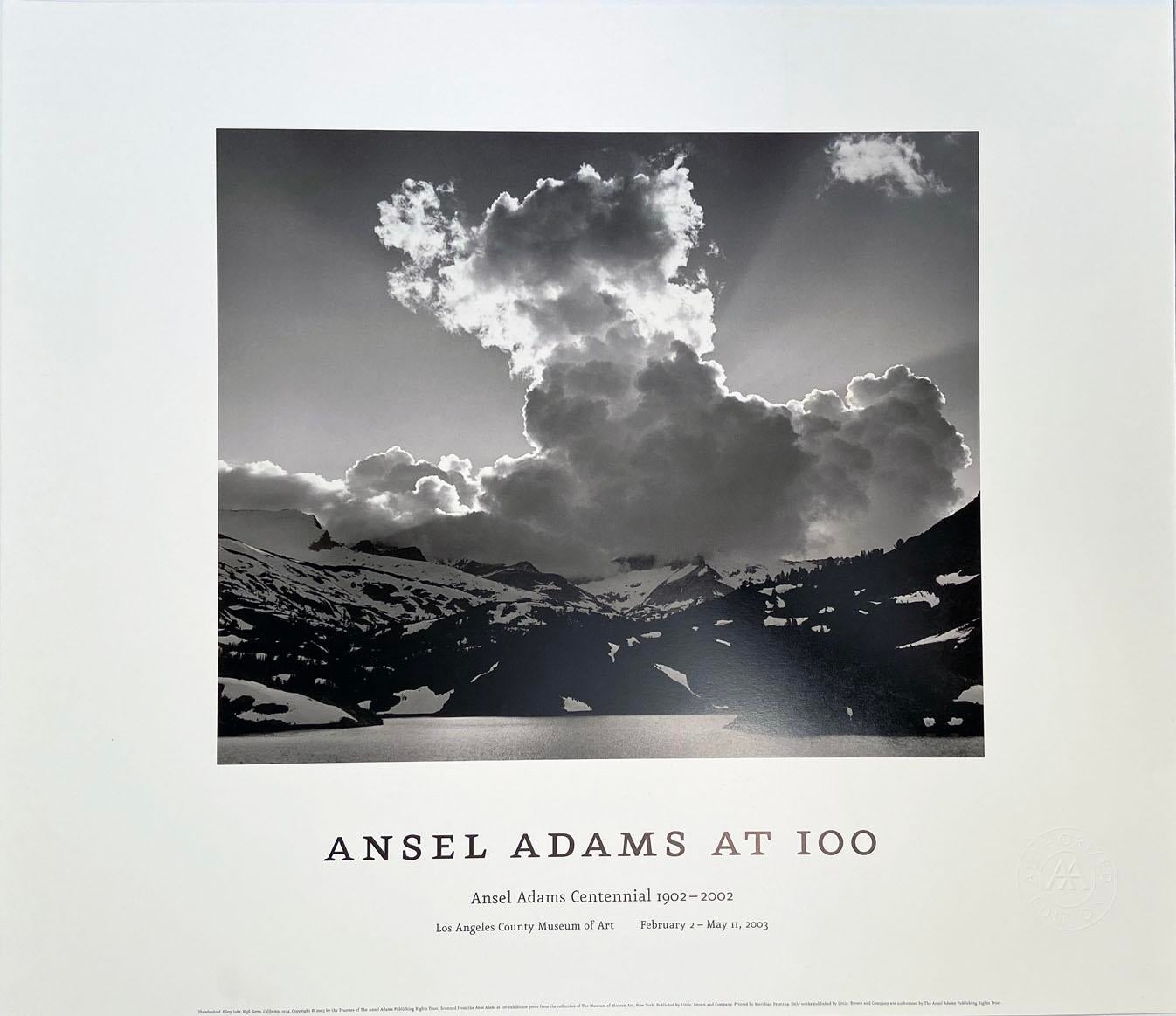 Ansel Adams at 100, Ansel Adams Centennial 1902-2002 Poster | Chairish