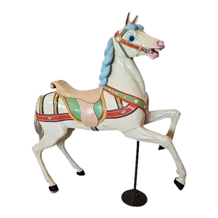 Antique German Carousel Horse by Peter Philip Schneider | Chairish