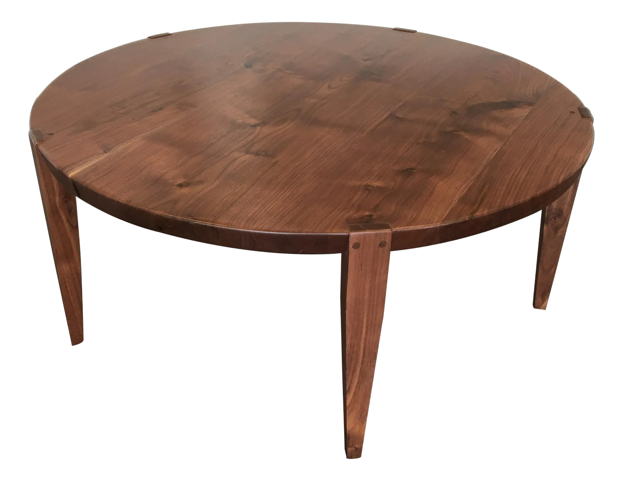 Oslo Round Coffee Table in Oregon Walnut by Studio Moe