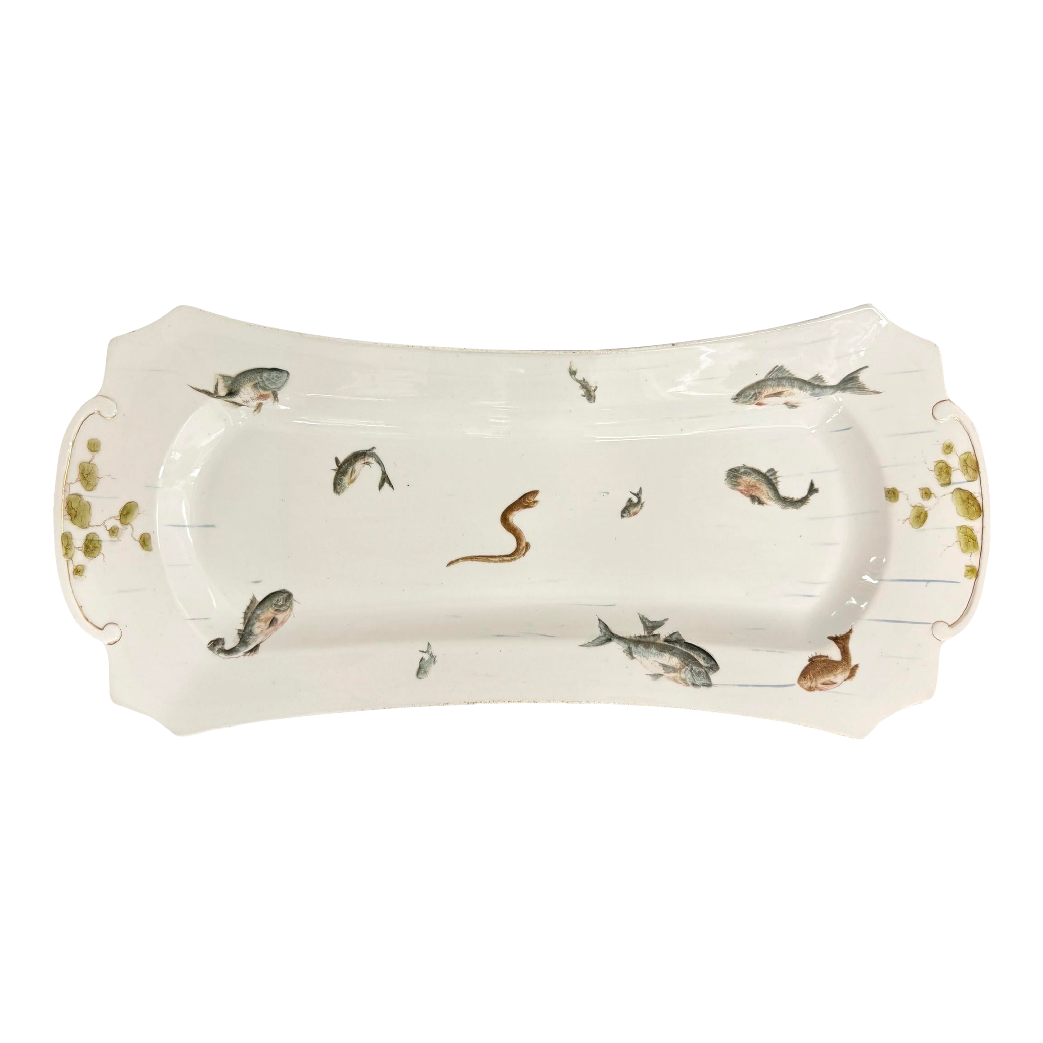19th Century Austrian Fish Platter | Chairish