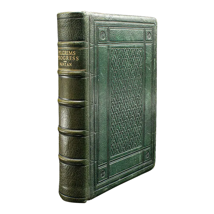 1860's Antique Book the Pilgrim's Progress | Chairish