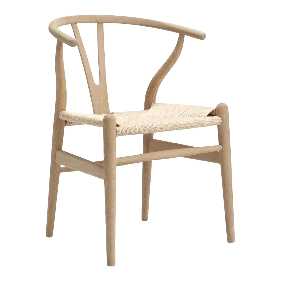 Hans Dining Arm Chair Natural | Chairish