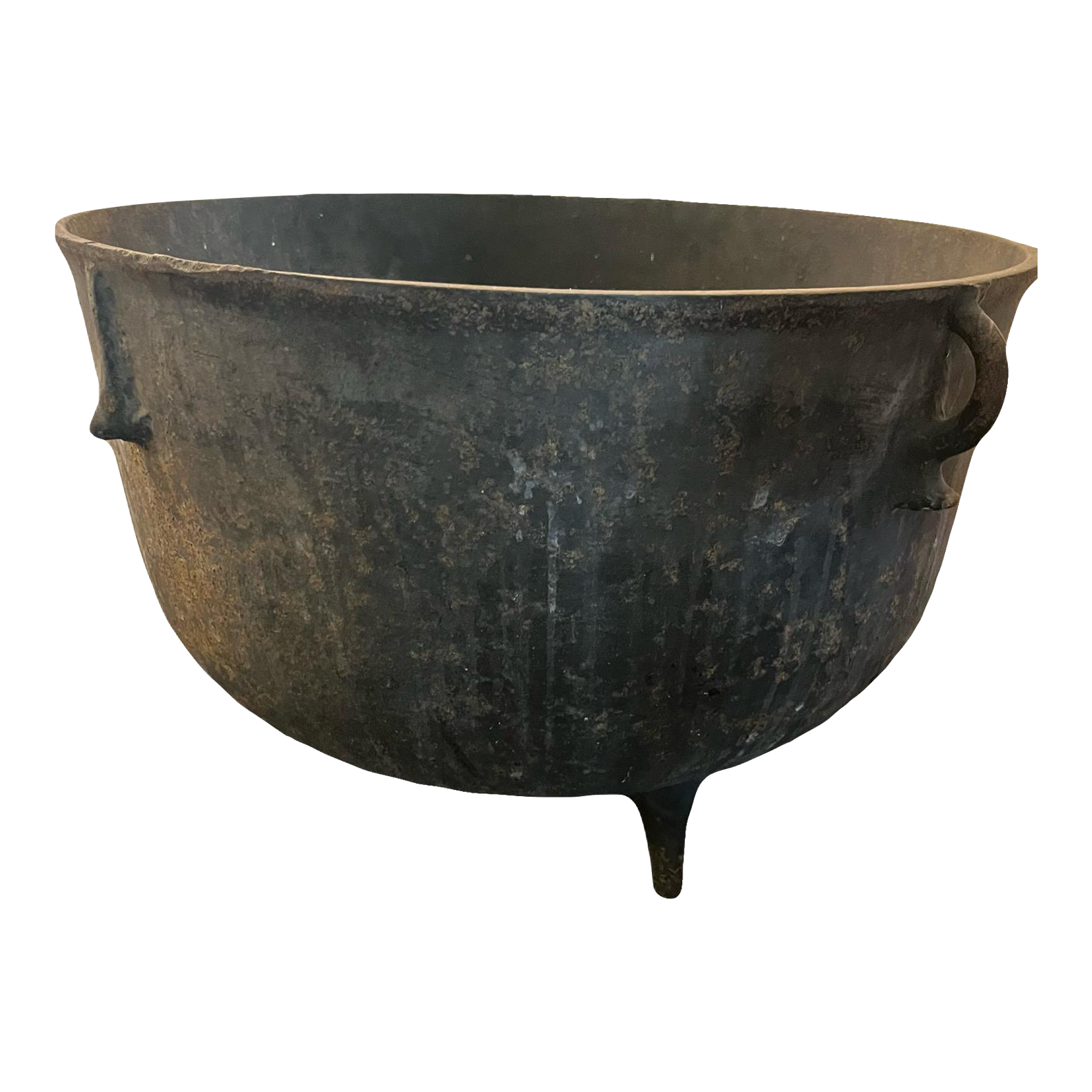 Antique Cast Iron Cauldron | Chairish