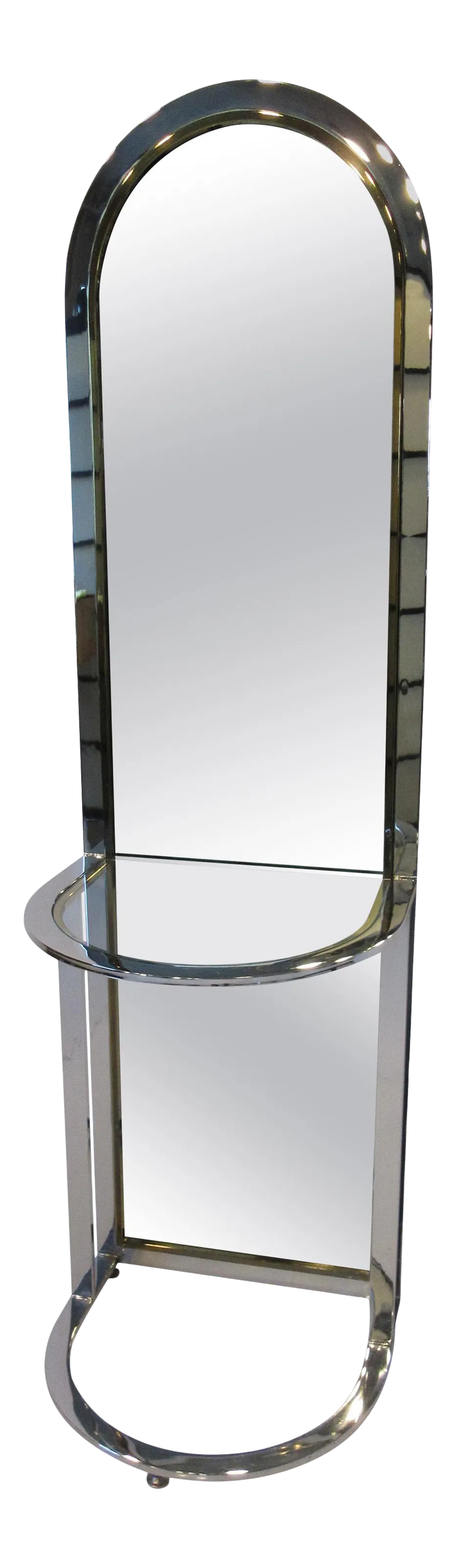 Leon Pace Standing Racetrack Hall Mirror | Chairish