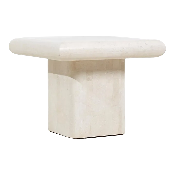 Postmodern Pedestal End Table | Chairish