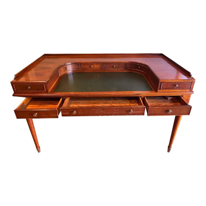 Lexington Furniture Vintage Leather Top Writing Desk