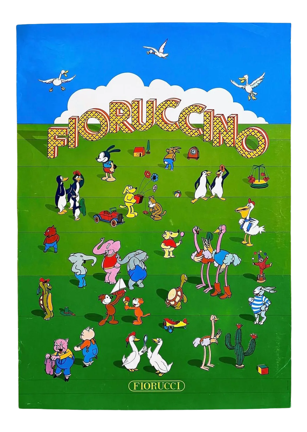 Fiorucci Vintage 1978 New Wave Italian Fashion Pop Art Poster ...