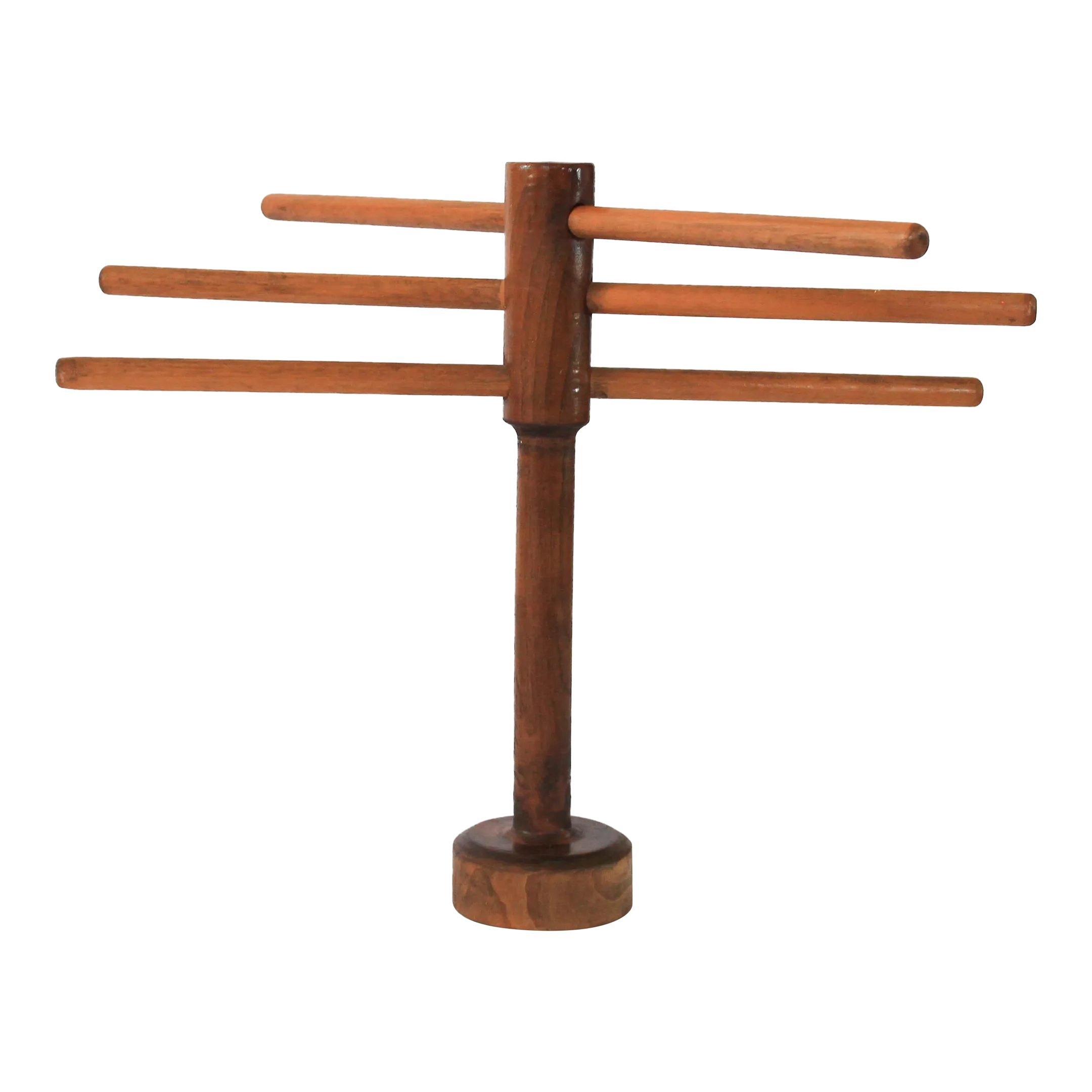 Rustic Wood Farmhouse Style Drying Rack | Chairish