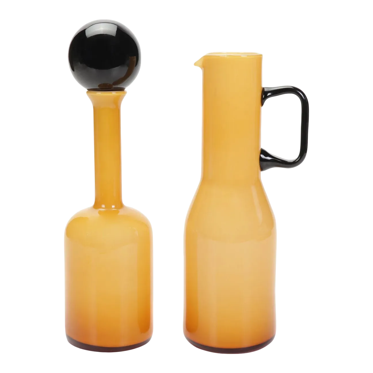 20th Century Danish Post-Modern Pitcher and Decanter Set- 2 Pieces ...