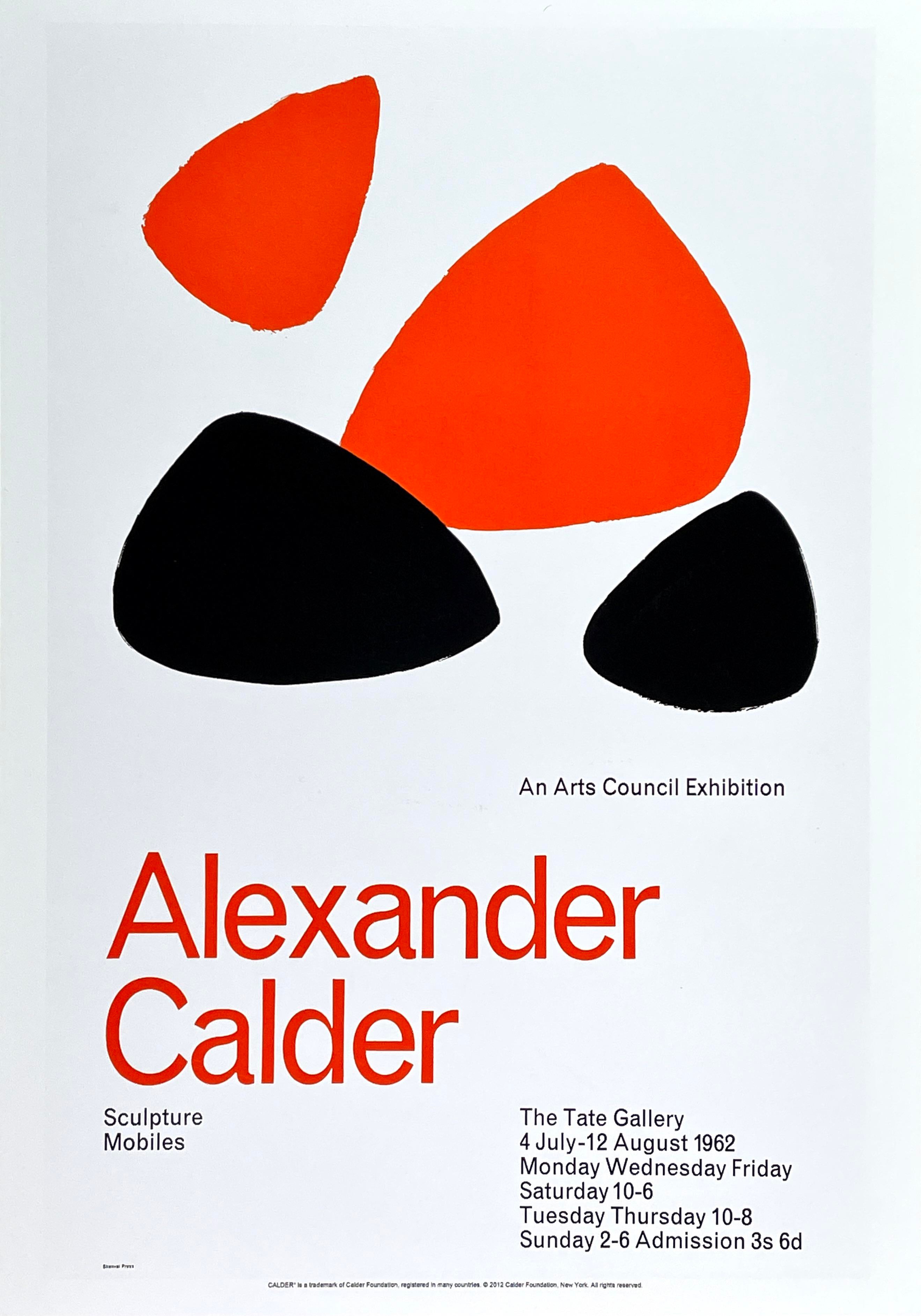 Alexander Calder Sculpture Mobiles Tate Gallery Exhibition Poster ...