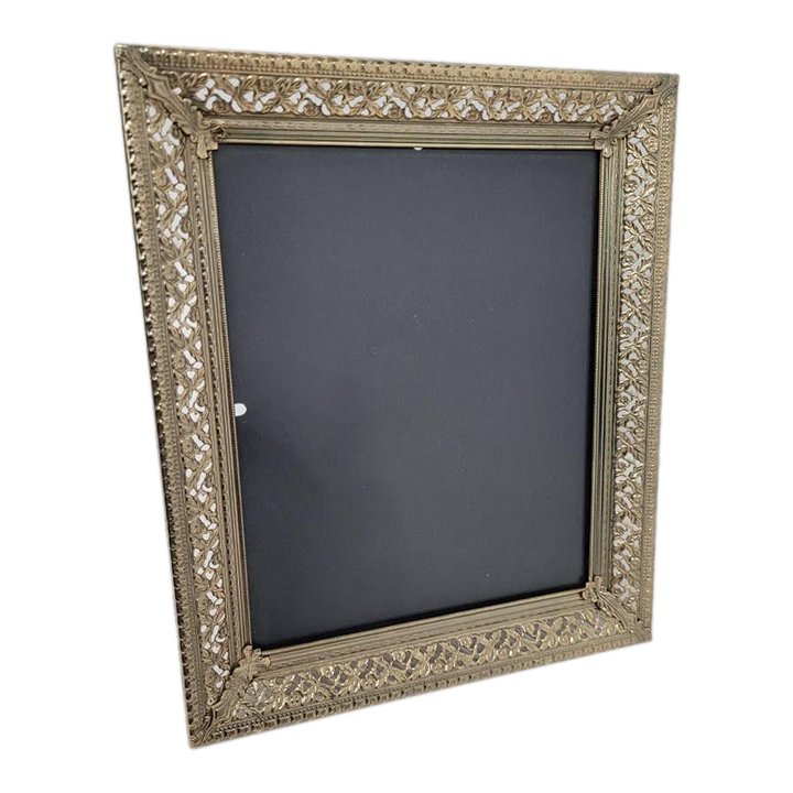 Vintage Mid Century Metal Picture Frame | Chairish