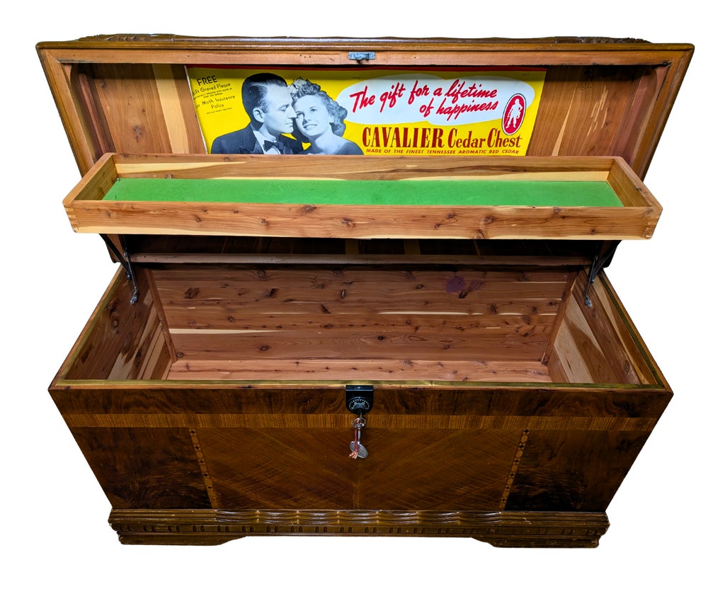 Cavalier Cedar Chest Co Vintage Red Cedar Chest By Cavalier 1(contact