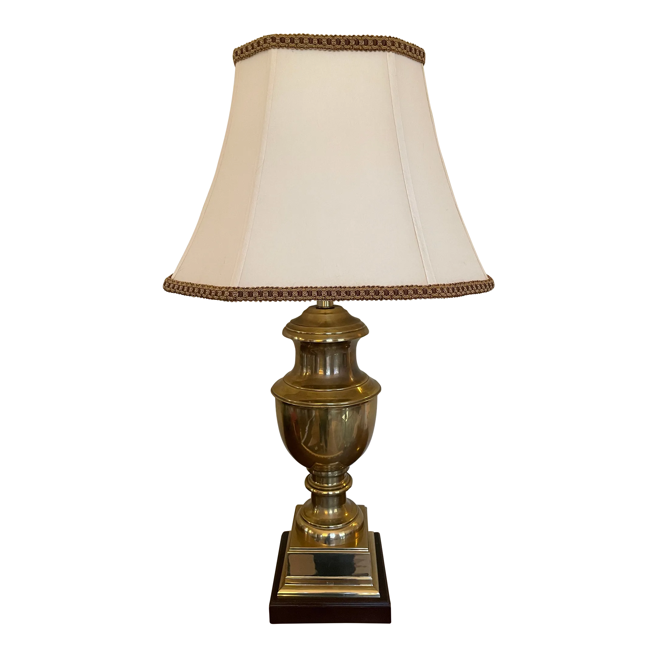 Vintage Ethan Allen Table Lamps Nickel Etched Urn Table Lamp/ethan