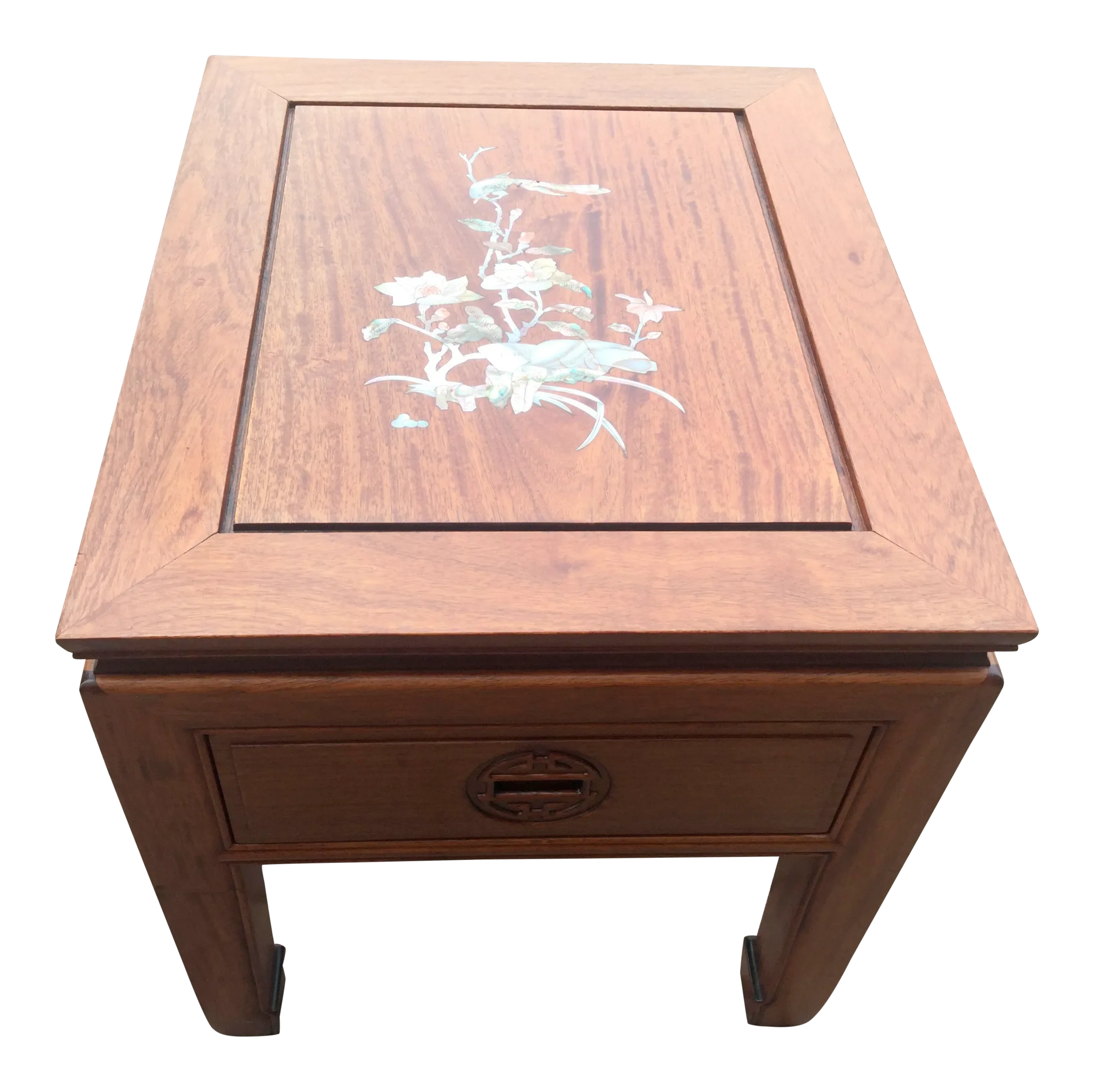 Vintage Asian Side Table | Chairish