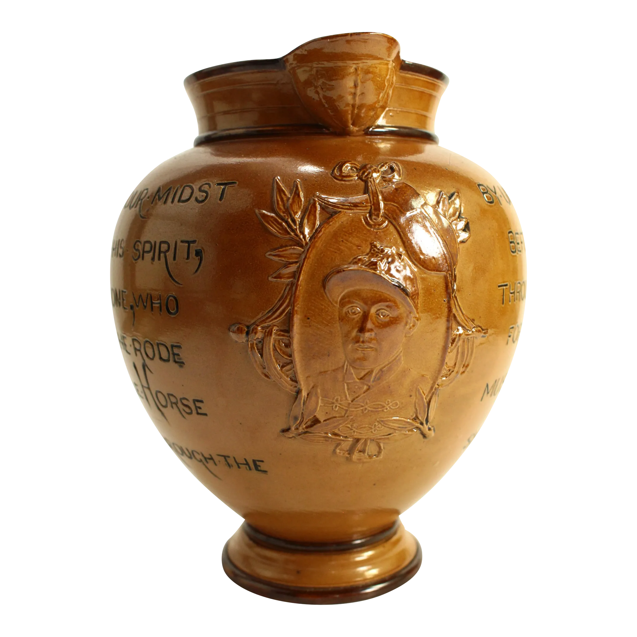 1872-1880 Equestrian Jug John Cutts Australian Jockey & Horse Archer by ...