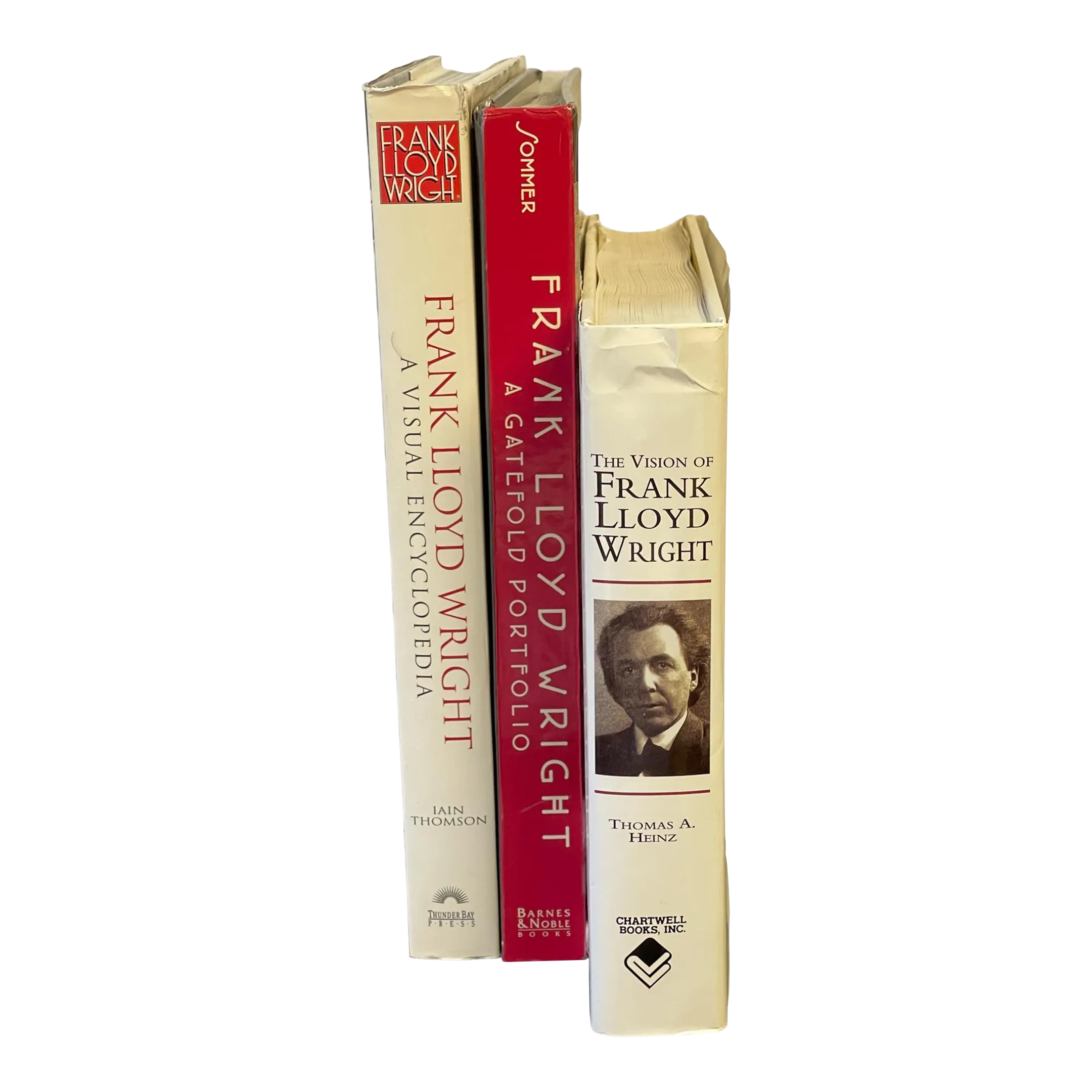 Set of 3 Frank Lloyd Wright Books | Chairish