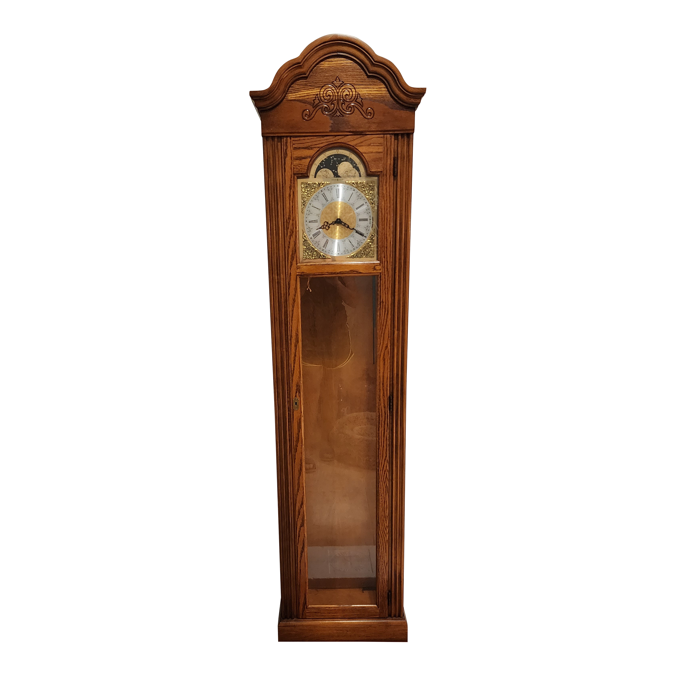 Contemporary Howard Miller Grandfather Clock Chairish