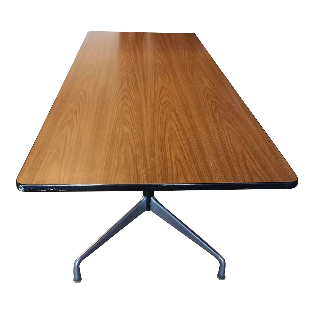 Mid-Century Modern Segmented Aluminum Group Dining Table by Charles ...