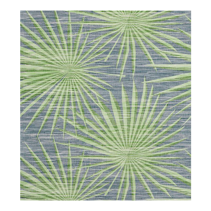 Palm Frond Wallpaper - Green - Sample | Chairish