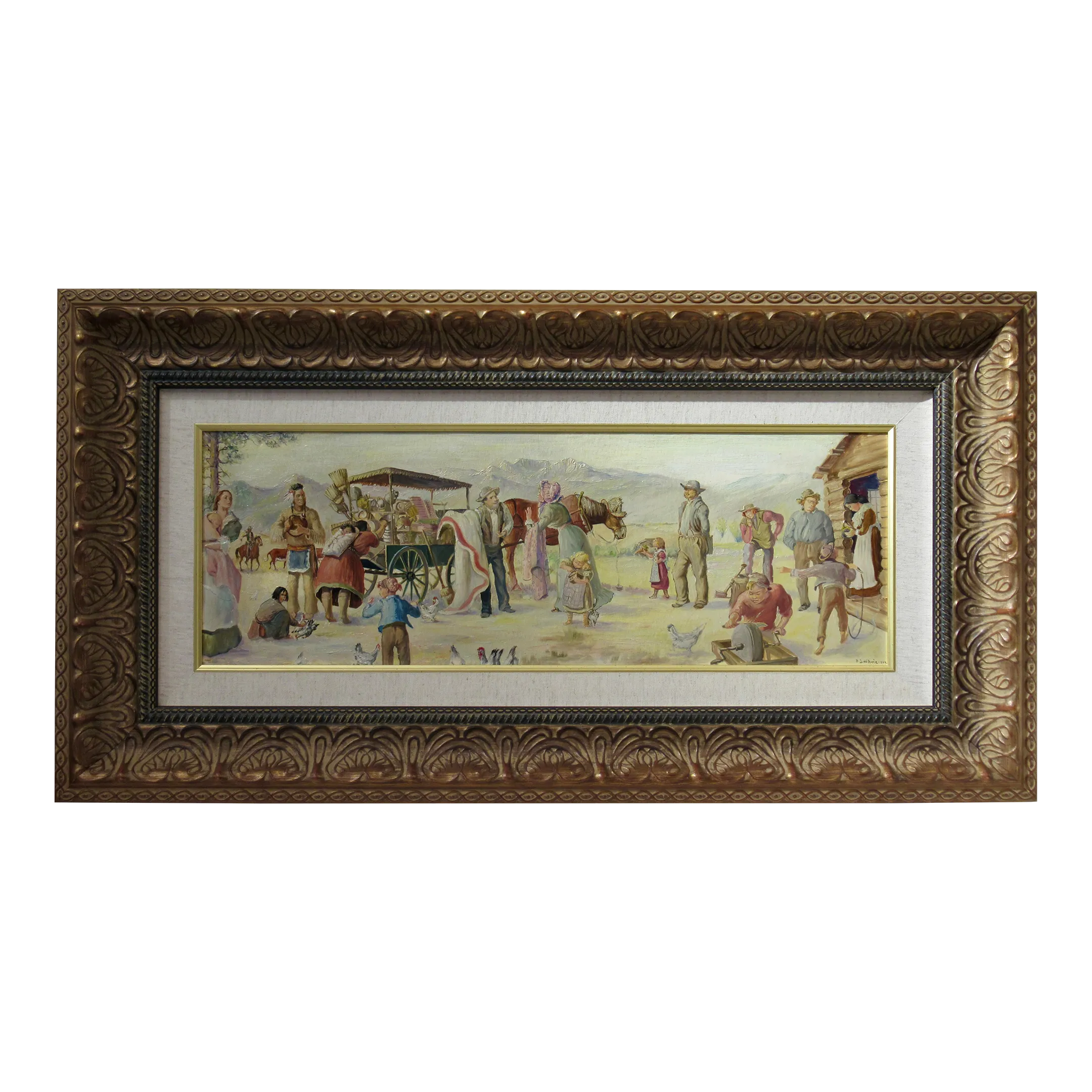 Elizabeth Lochrie The Peddler, 1949 | Chairish