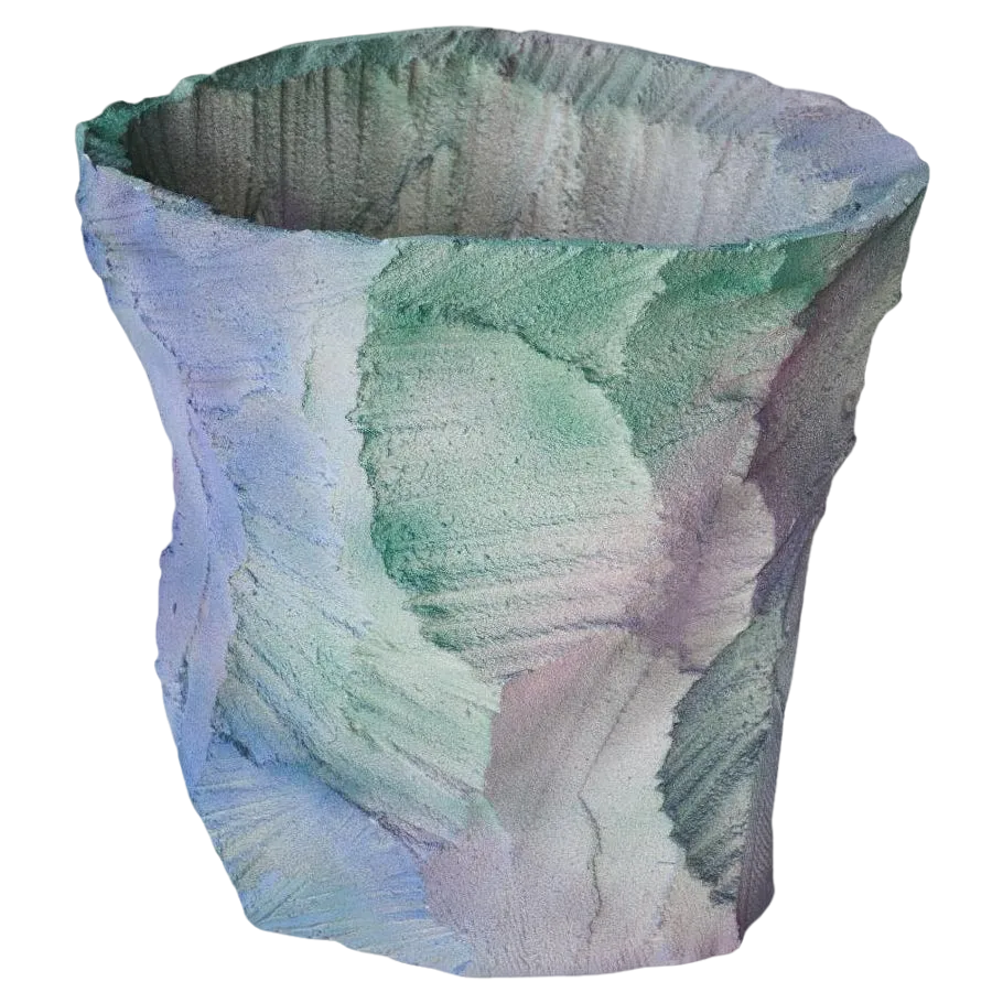 Mineral Layer Vase by Andredottir & Bobek | Chairish
