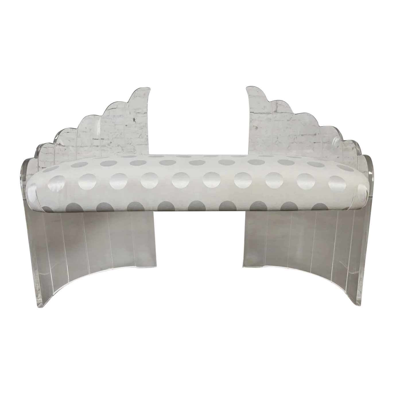 Late 20th Century Lucite Art Deco Hollywood Regency Sculptural Wing ...