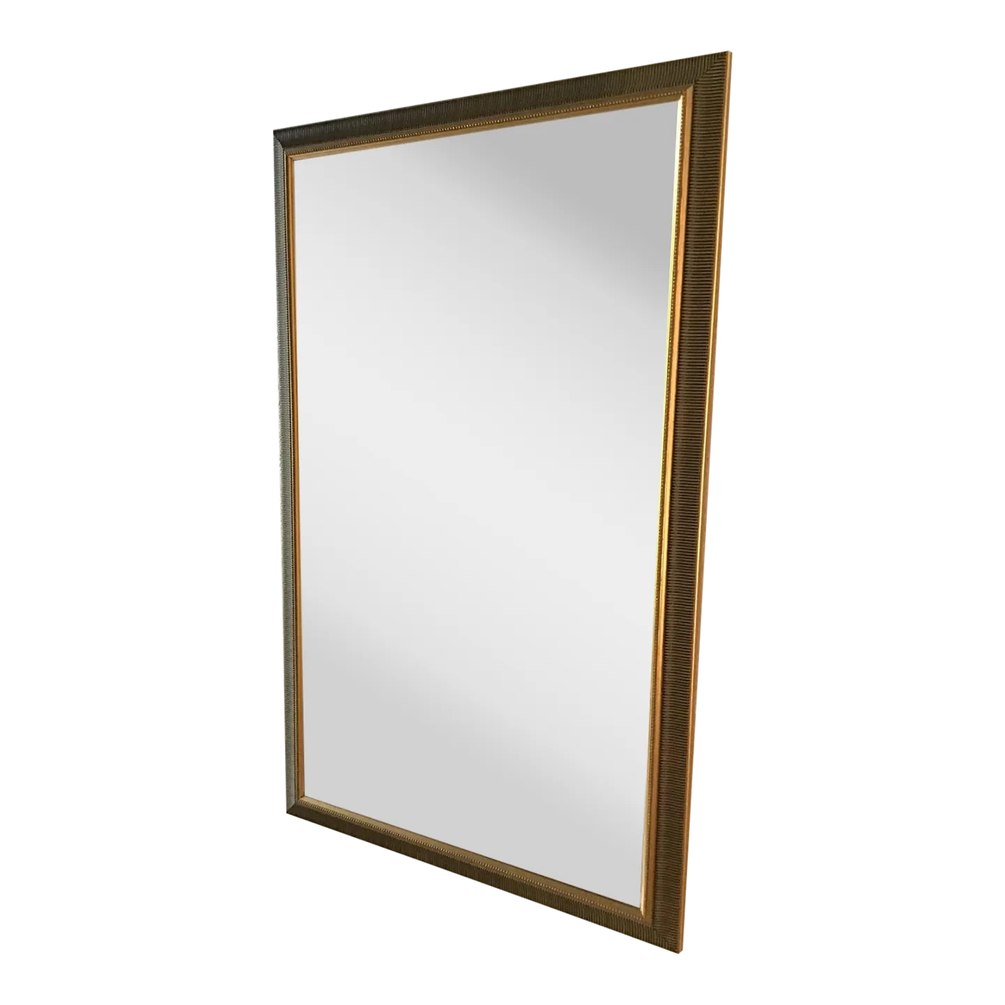 Vintage Beveled Hall Wall Mirror | Chairish