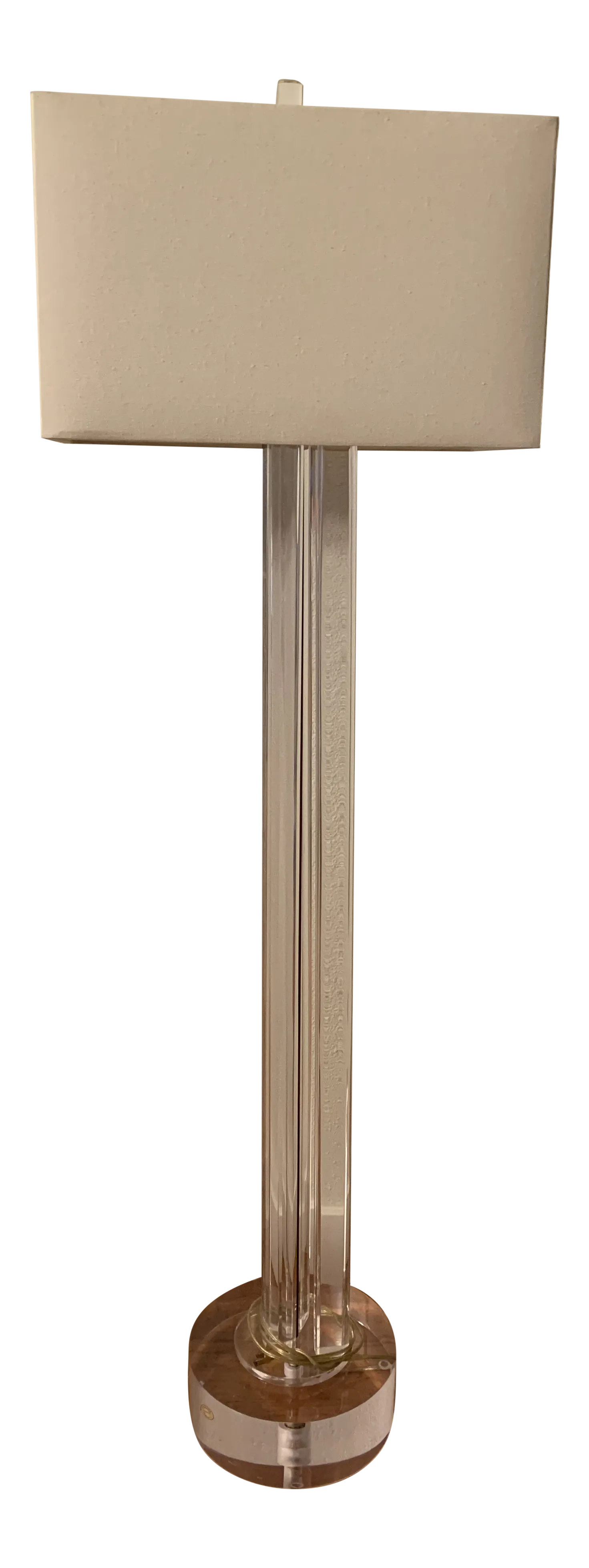 1970s Lucite Floor Lamp by Ritts for Astrolite | Chairish