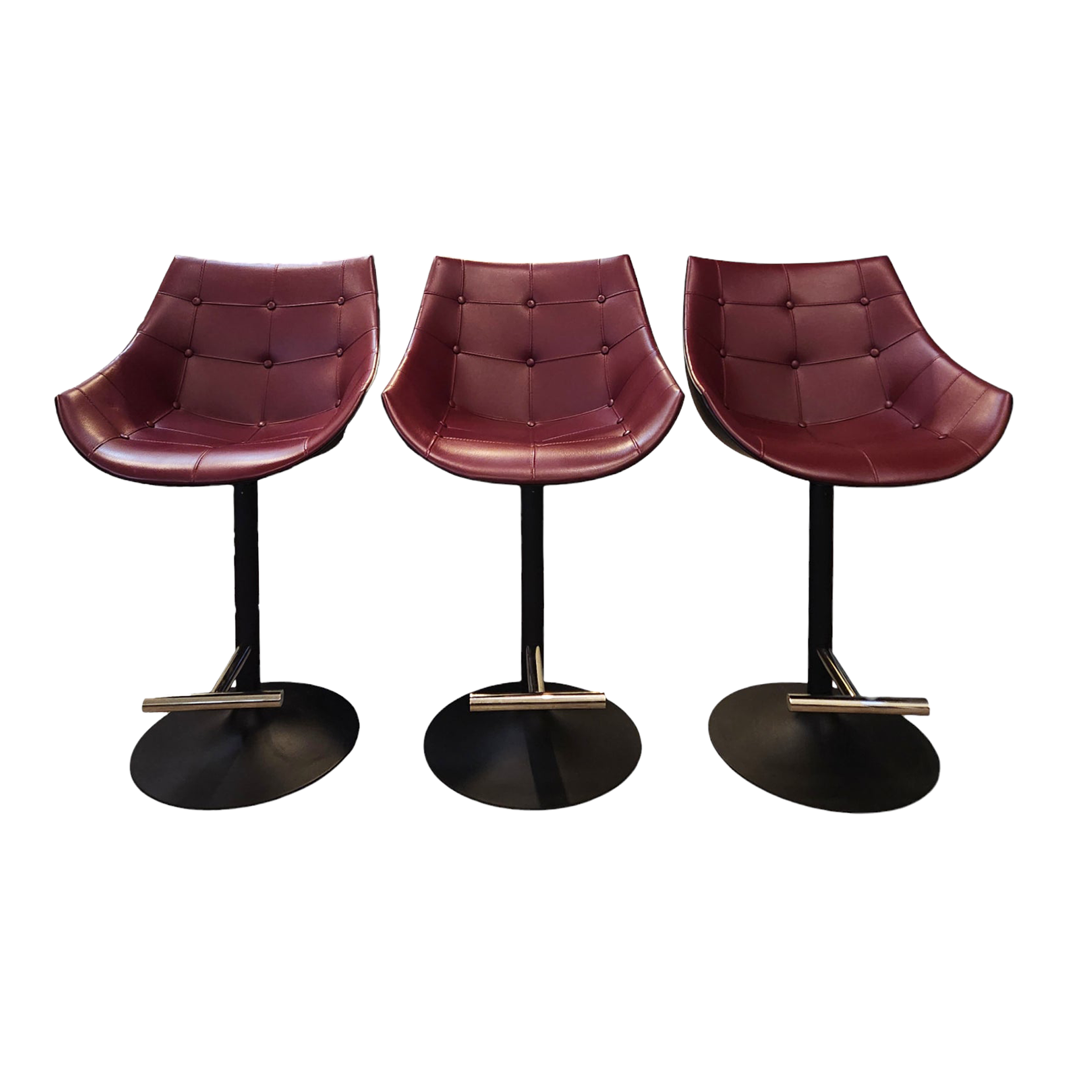 Cassina Passion Counter Stools by Philippe Starck - Set of 3 | Chairish