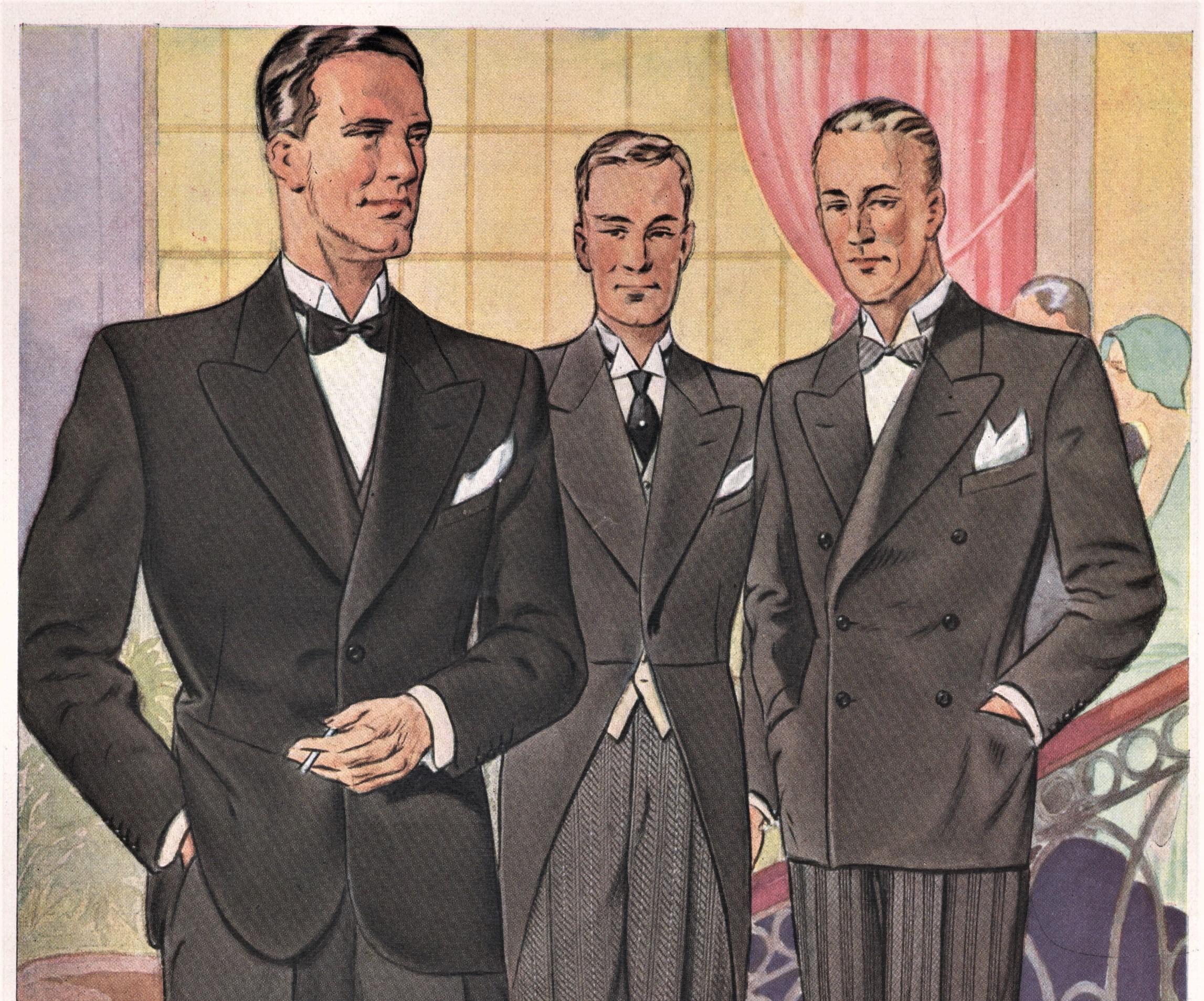 Art Deco Mens Suit