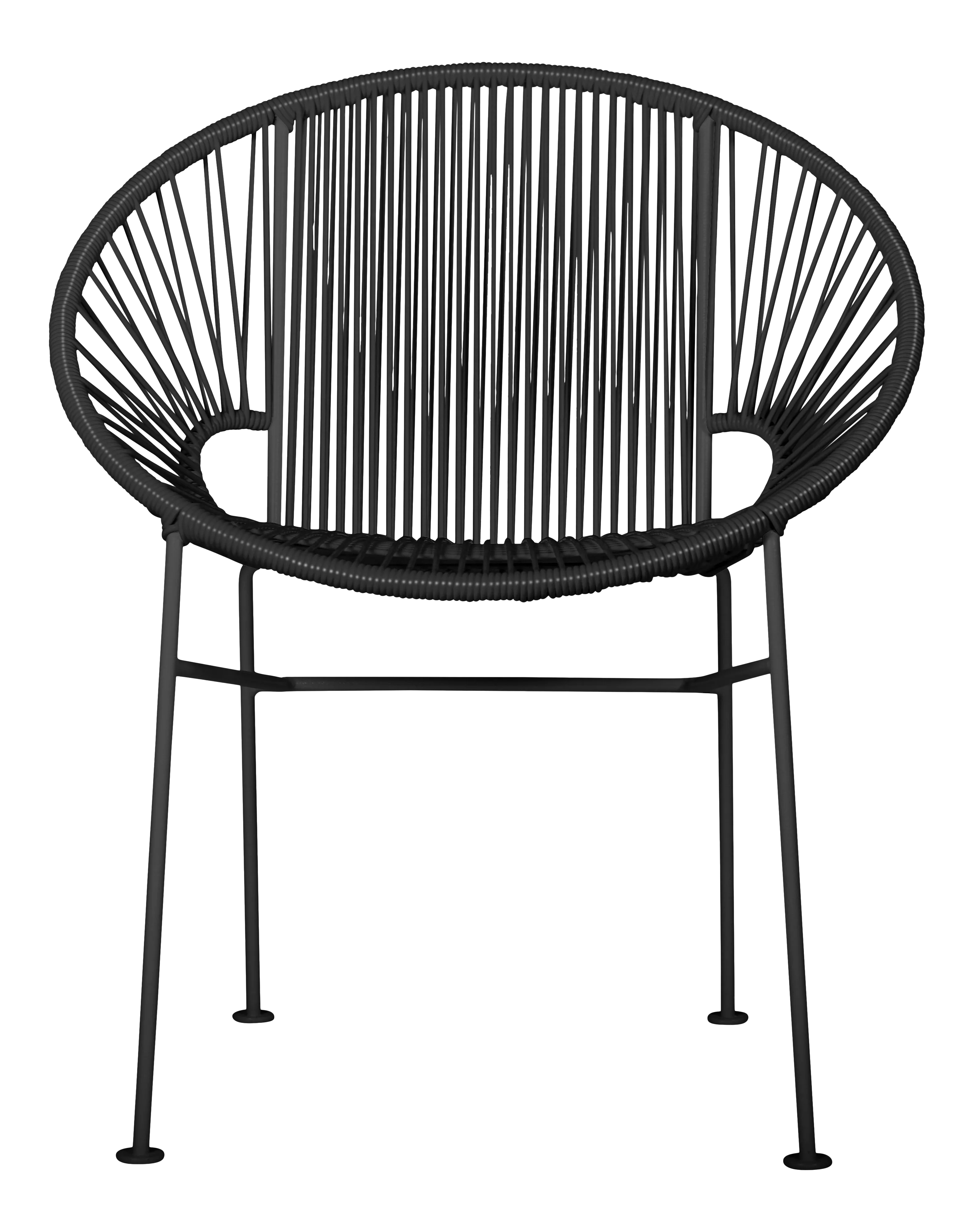 Black on Black Concha Chair | Chairish
