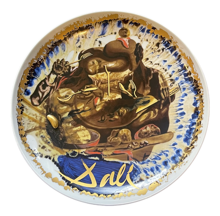 Porcelain Artist Plate by Salvador Dalí for Rosenthal, 1980s | Chairish