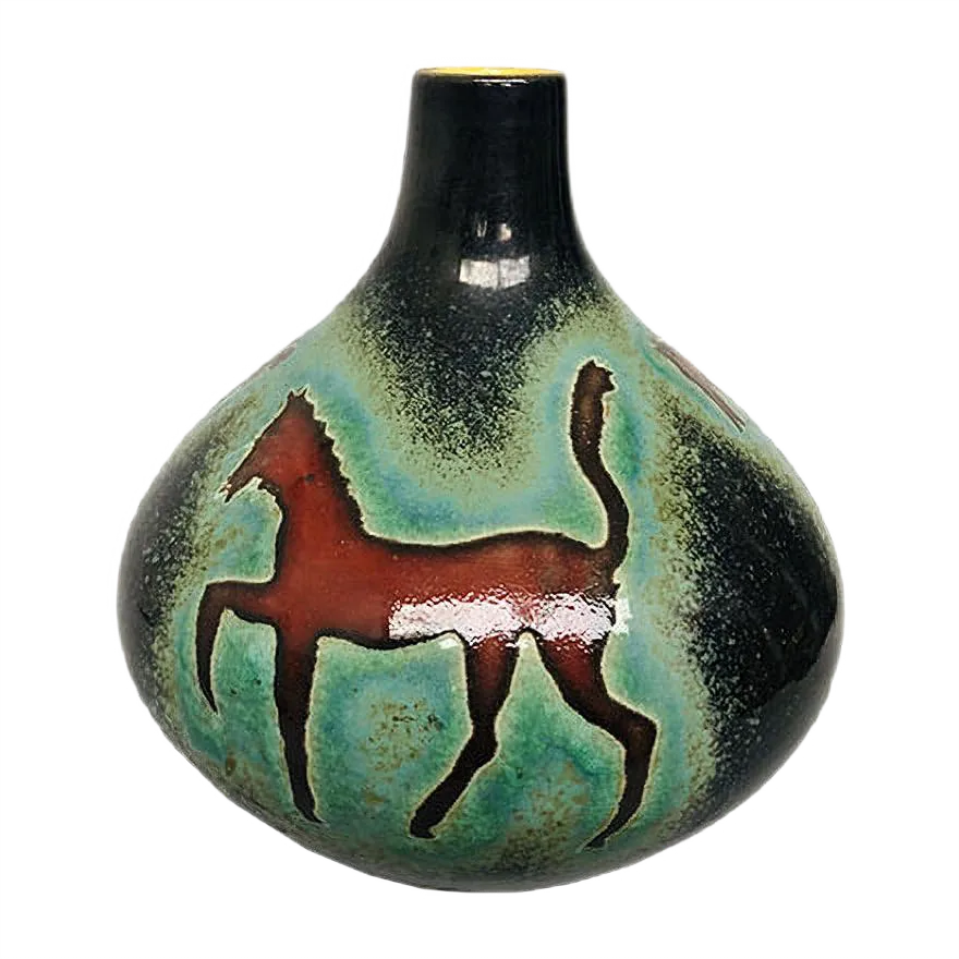 Mid-Century No. 509/18 Ceramic Vase from Foreign, 1950s | Chairish