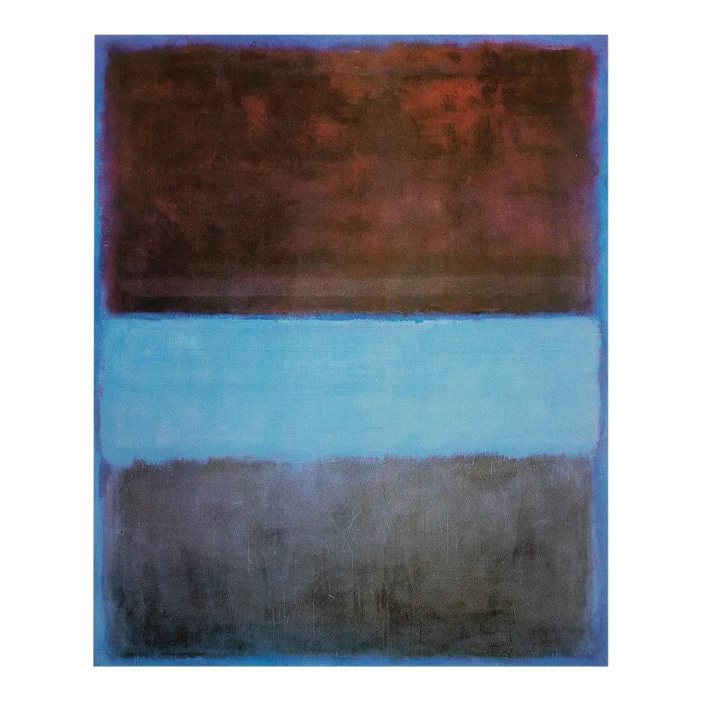 2003 After Mark Rothko "No. 61 (Rust and Blue) [Brown, Blue, Brown on ...