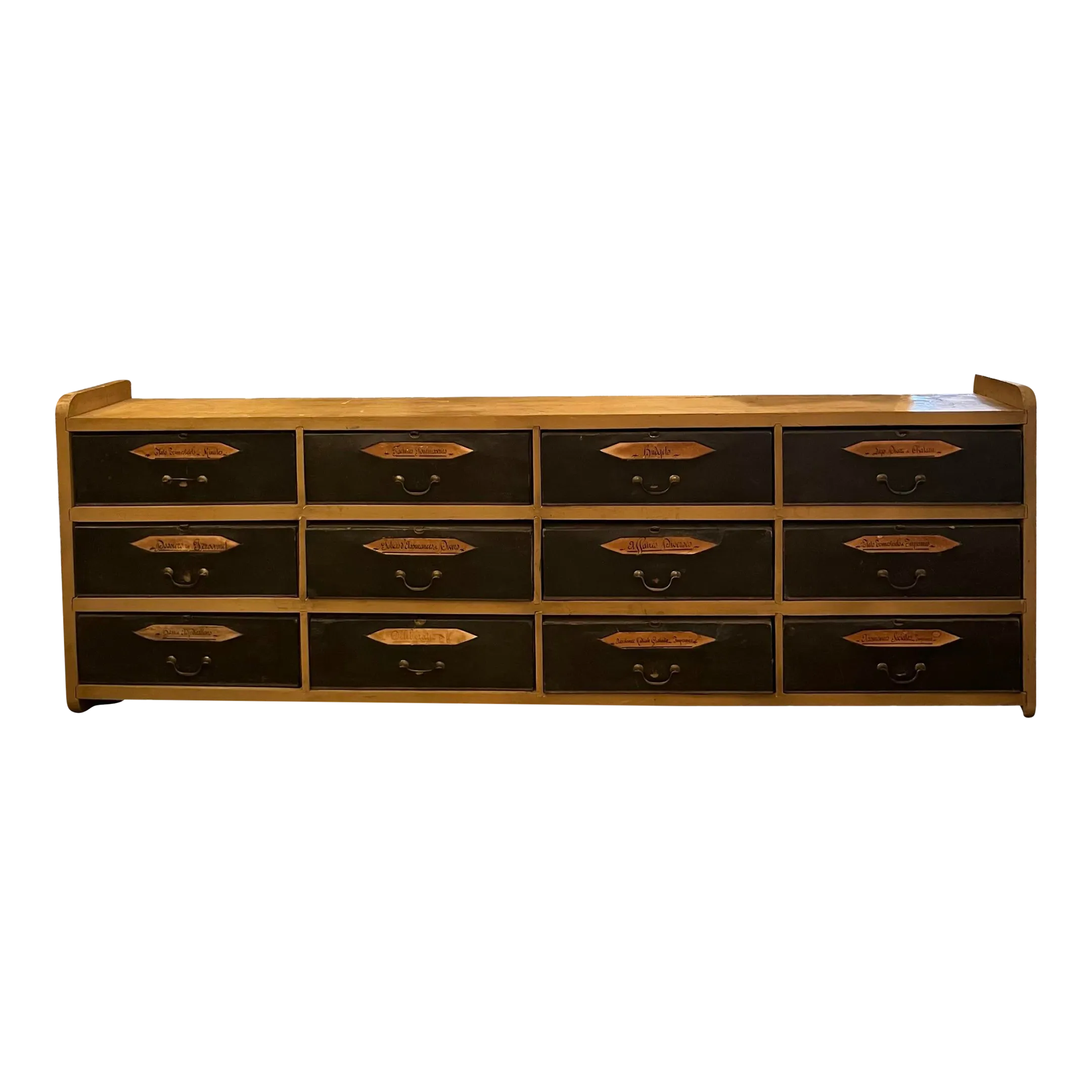 19th Century French Document File Cabinet | Chairish