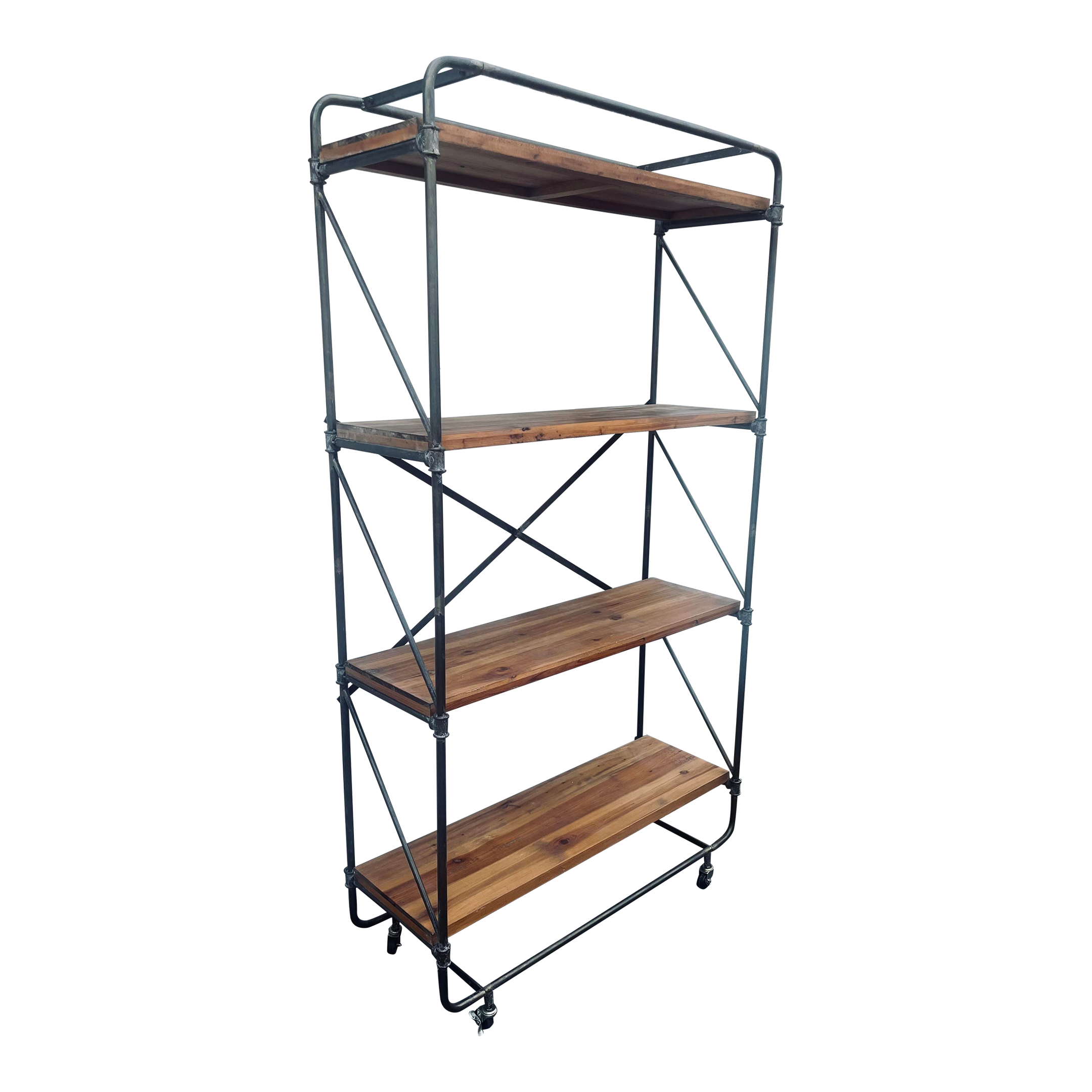 Industrial Iron Bakers Rack | Chairish