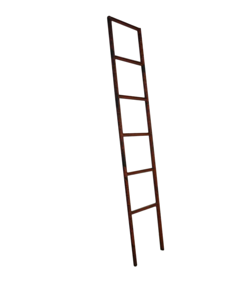 Industrial Ladder in Colored Iron | Chairish