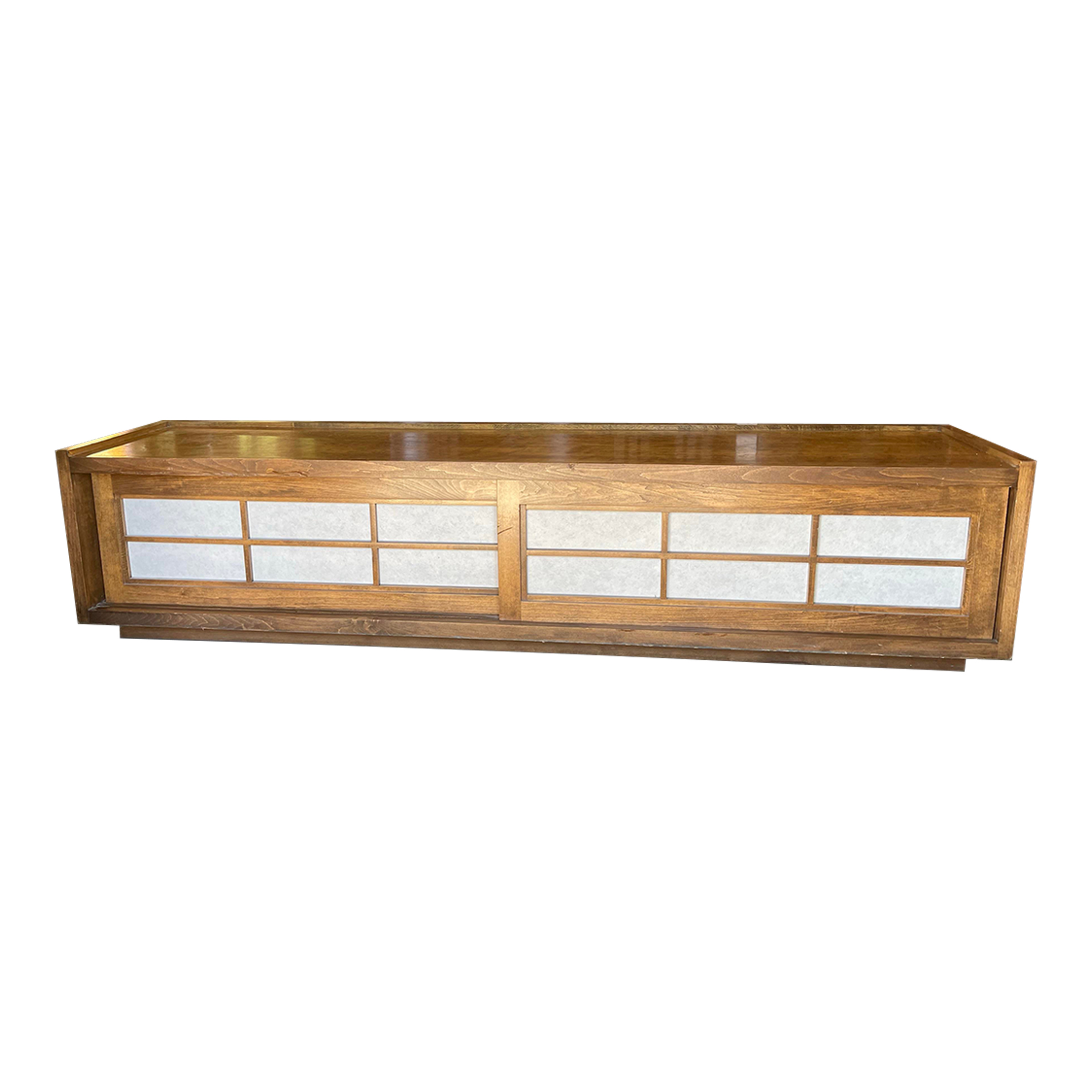 Tansu Style Low Cabinet | Chairish