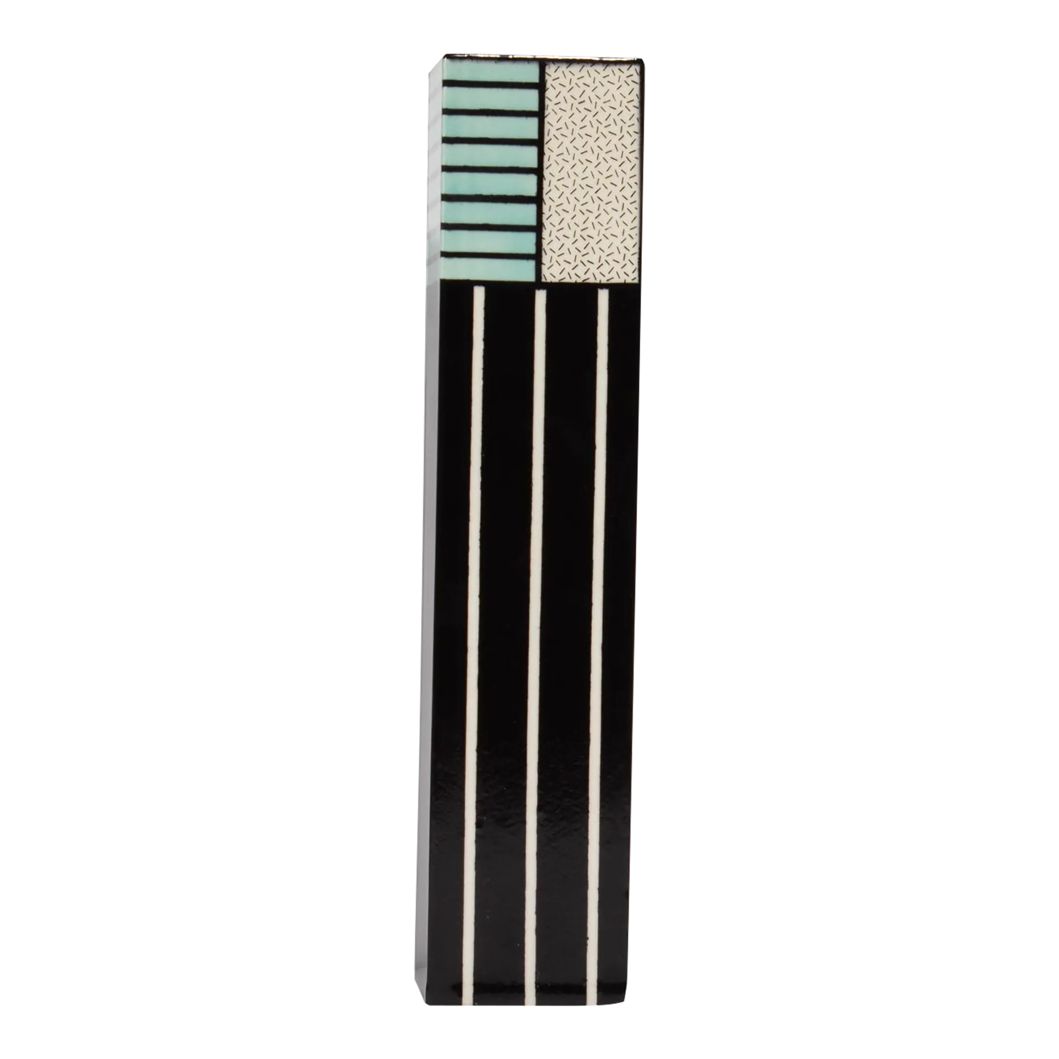 1992 Postmodern Ceramic Vase Signed by Michael Duvall | Chairish