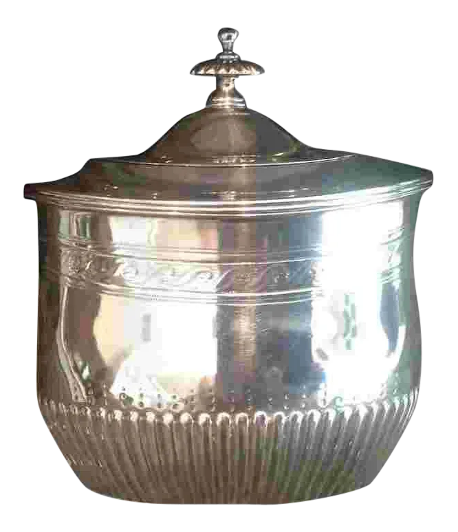 19th C. Sterling Scottish Tea Caddy | Chairish