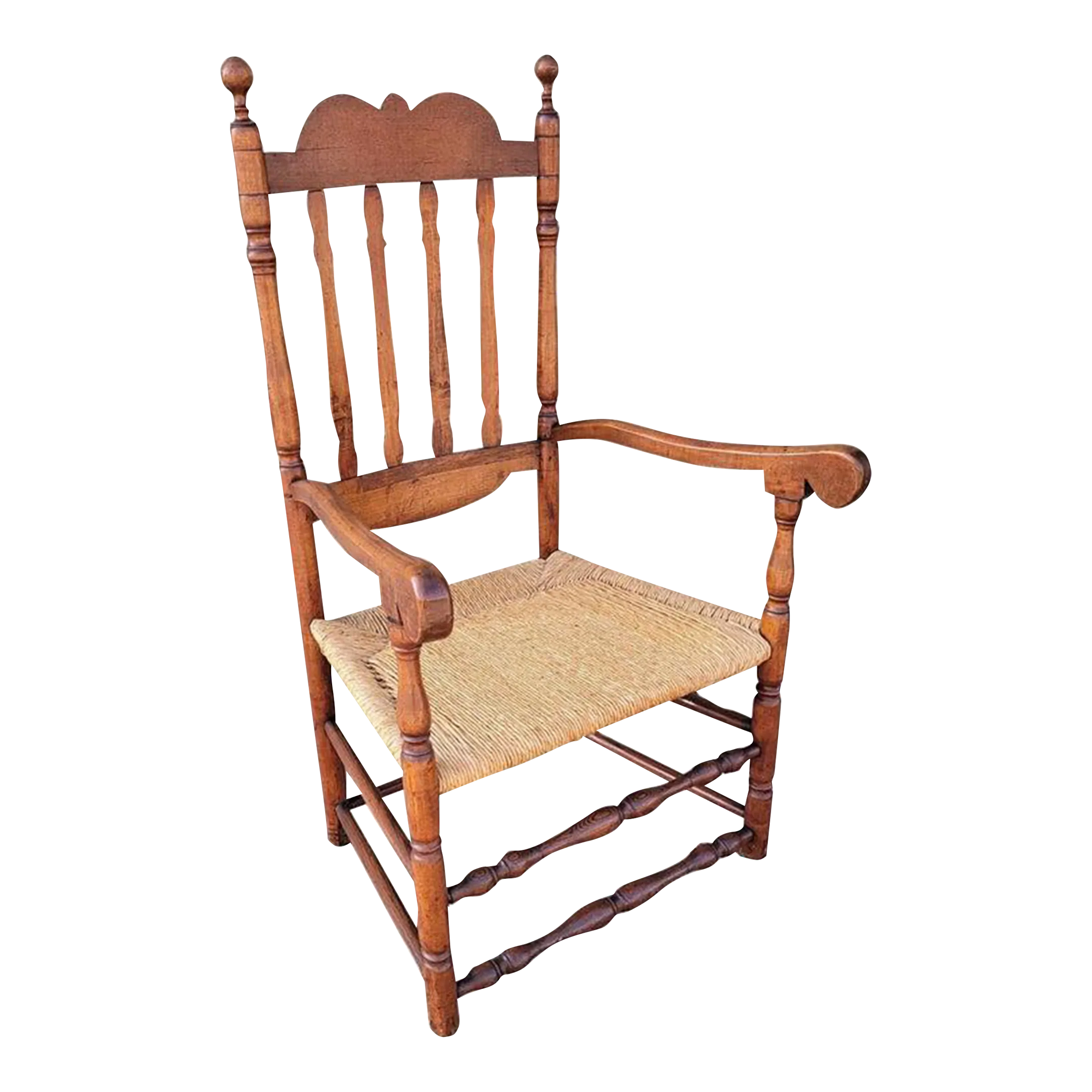 18Thc Banister Back Chair From New England | Chairish