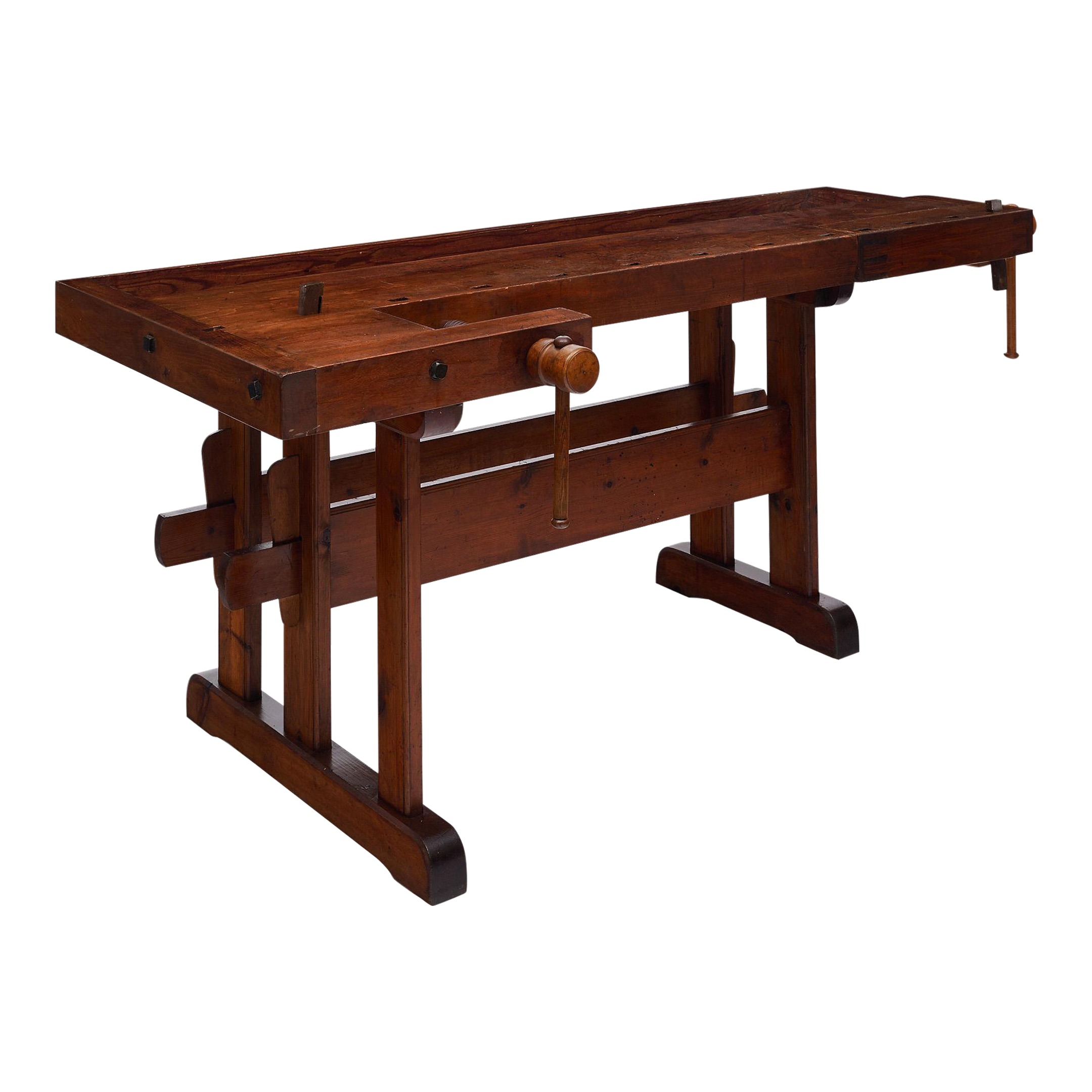 Antique French Alps "Ski" Workbench | Chairish