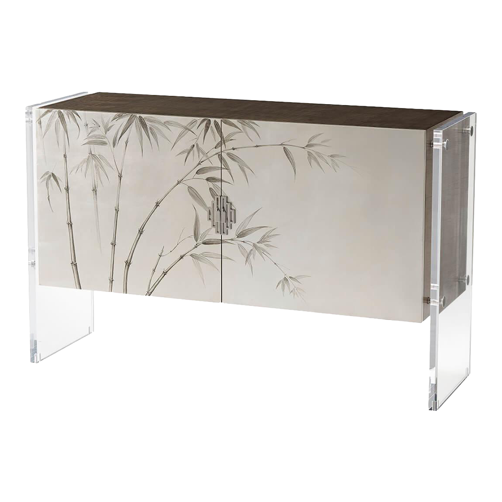 Modern Floating Cabinet | Chairish