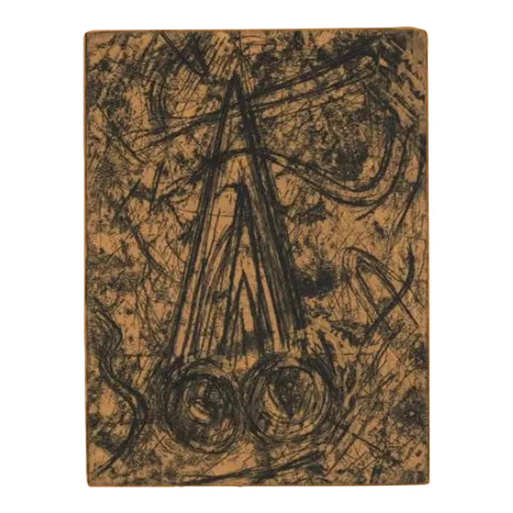 1995 Contemporary Etching With Lithography | Chairish