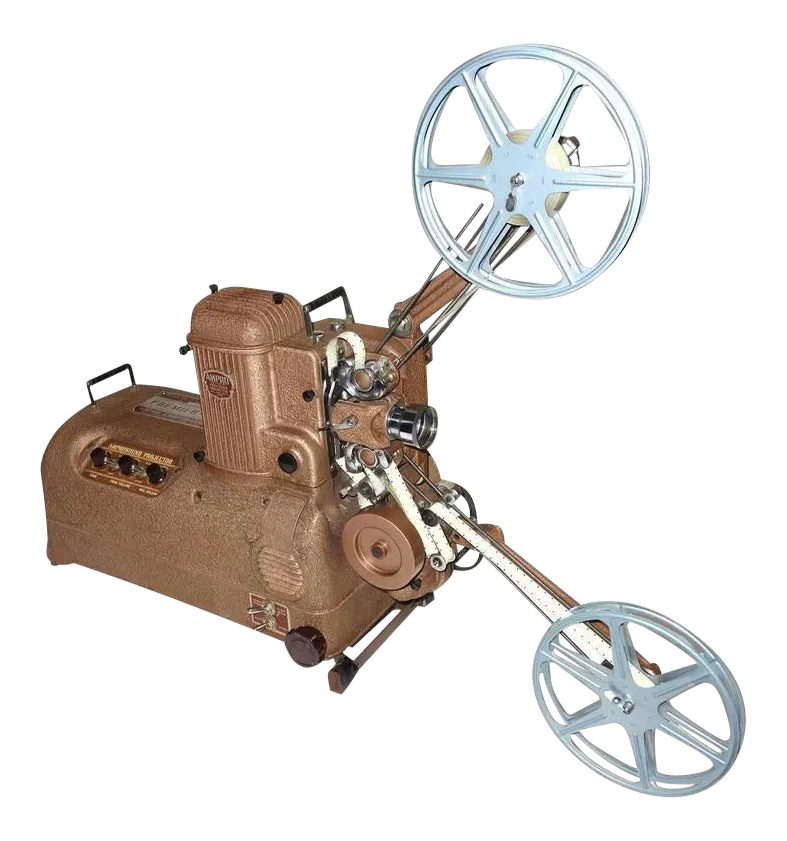 1940s Display Cinema Projector Sculpture and Movie Artifact | Chairish