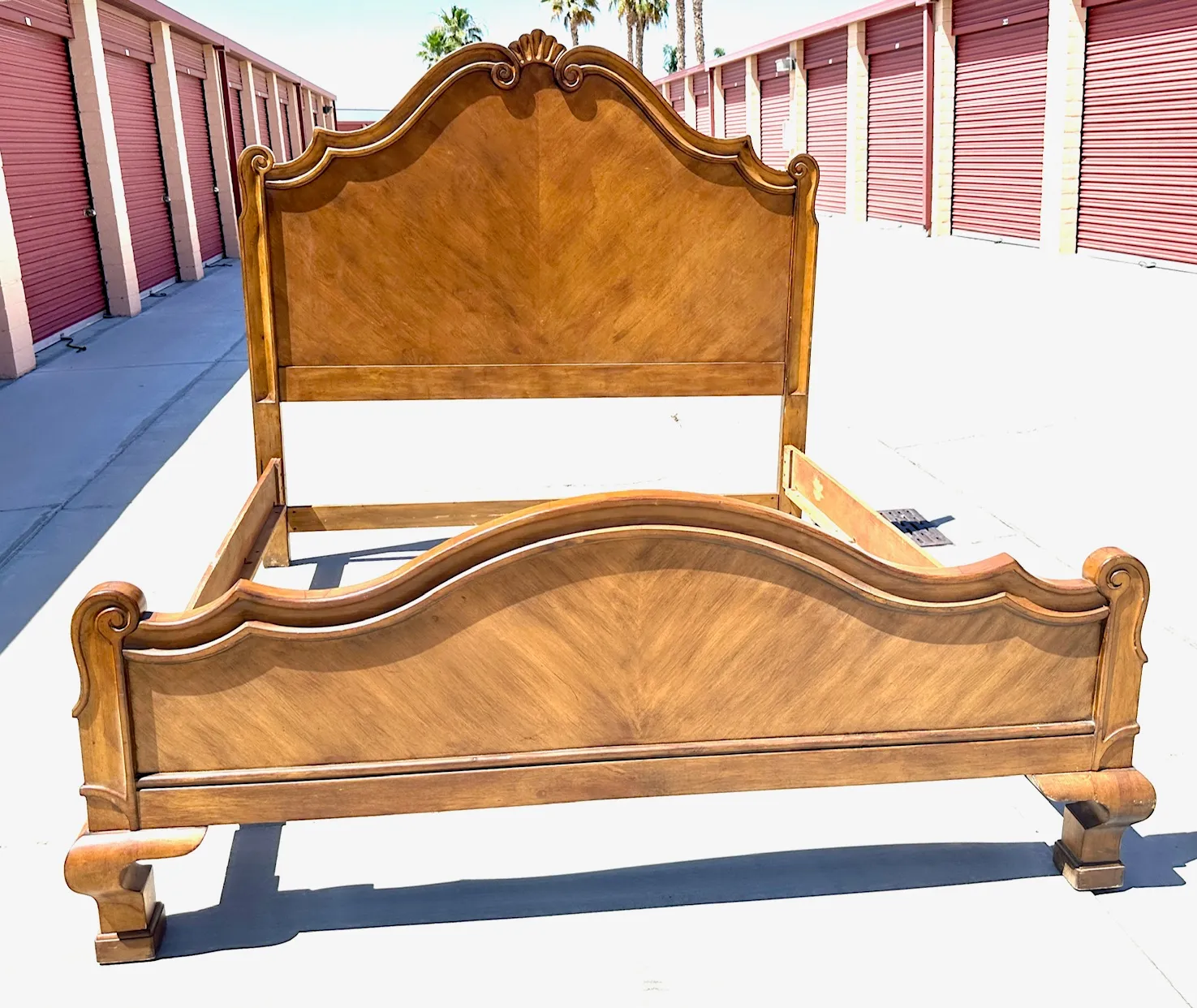 European king bed frame store