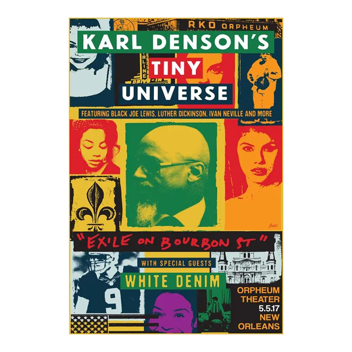 2017 American Concert Poster - Karl Denson's Tiny Universe, Scrojo ...