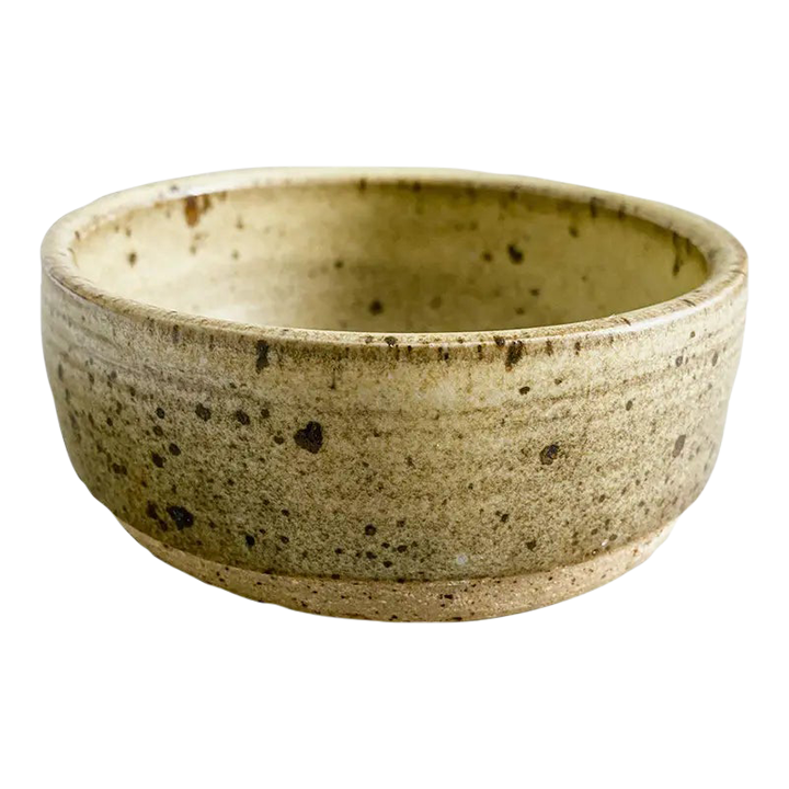 1970s Small Decorative Pottery Bowl | Chairish