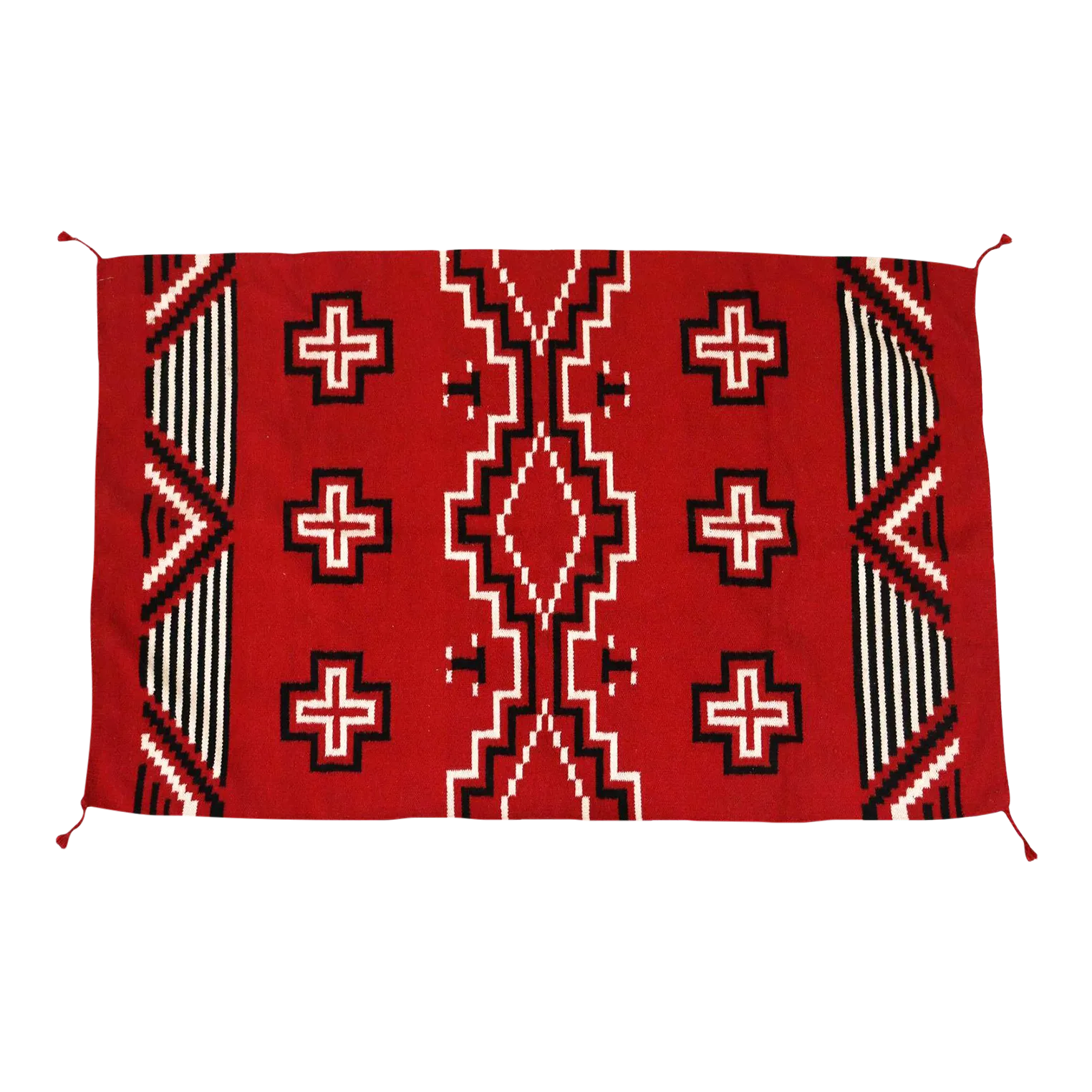 Vintage Red Navajo Style Wall Hanging Rug | Chairish